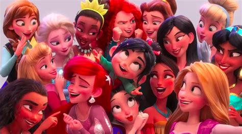 Ralph Breaks The Internet Tweaks The Disney Princess Scene After