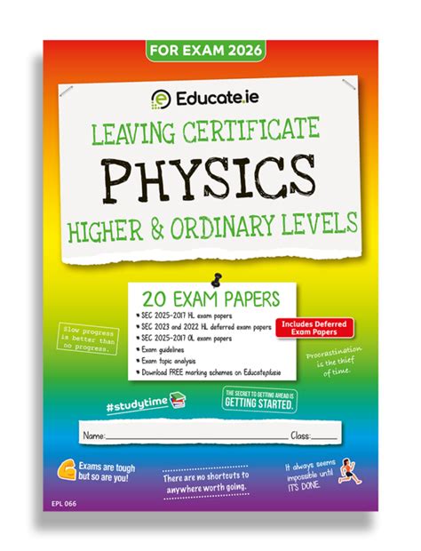 2026 Physics Leaving Cert Exam Papers Higher And Ordinary Level