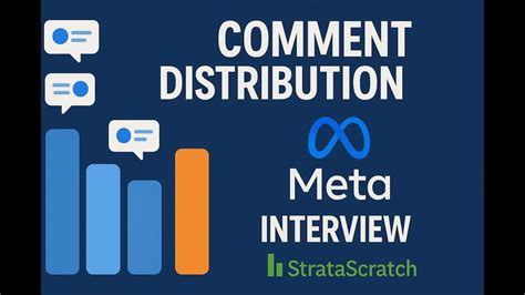 Comment Distribution Meta Stratascratch Sql Youtube