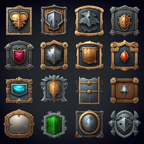 Premium Ai Image Ui Frame Medieval Ai Generated