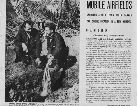 Press Clippings And Photographs Squadron Leader James Fielden Lambert