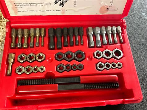 Snap On Rtd42 Rethreading Set 42 Pieces Live And Online Auctions On