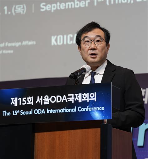 서울 Oda 국제회의서 환영사 하는 이도훈 외교부 2차관 연합뉴스