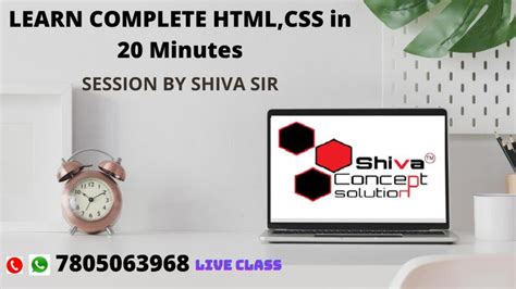 Learn Complete Html And Css In 20 Minutes In Simple Hindi Language Html