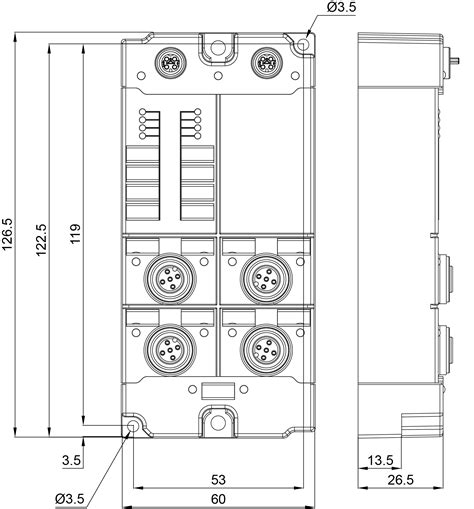 EPP EtherCAT P Box Channel Analog Input Measuring Bridge Full Bridge Bit