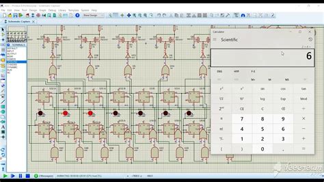 8 Bit Analog To Digital Converter Adc On Proteus Integrated