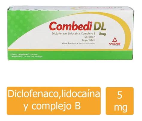 Combedi Dl Solución Inyectable 5 Mg Caja Con 6 Ampolletas Mercadolibre