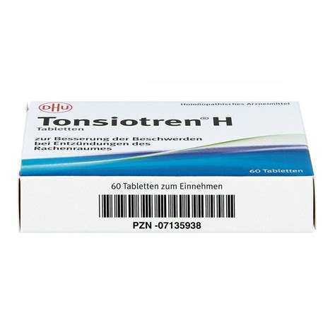 Tonsiotren H Tabletten 60 Stk Apothekede