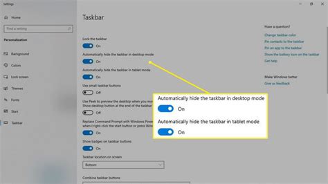 How To Hide The Taskbar In Windows