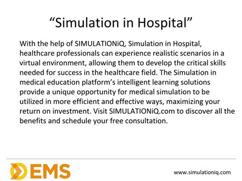 Ppt Simulation In Hospital Powerpoint Presentation Free Download Id12094401