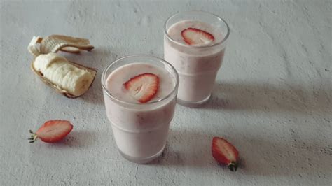Strawberry Banana 딸기 바나나 딸바 주스 만들기