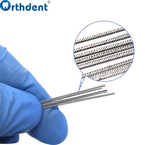 Orthdent 10pcspack Dental Stainless Steel Lingual Retainer Wire Flat