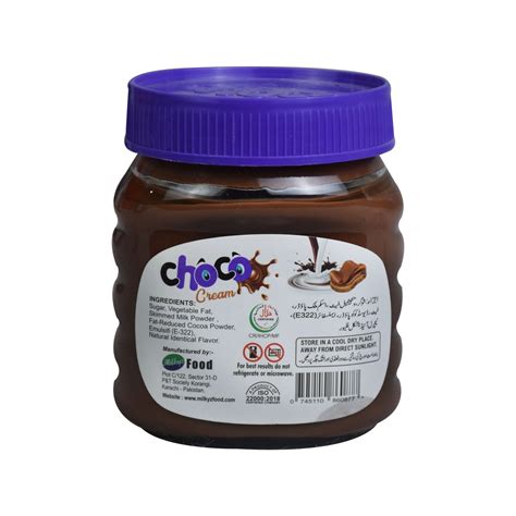 Milkyz Food Choco Cream Chocolate Milk Spread 350g Jar Bottle Bake