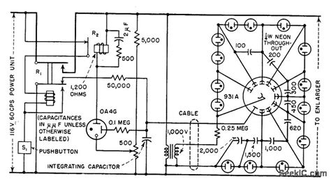 Photomultiplier Timer For Enlarger Electrical Equipment Circuit Circuit Diagram