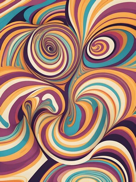 Premium Ai Image Dynamic Swirl Abstract Background Pattern Colorful Geometric Background