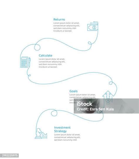 Roi 개념 편집 가능한 스트로크가 있는 인포그래픽 디자인 연속 라인 아이콘 4가지 개체에 대한 스톡 벡터 아트 및 기타 이미지 Istock