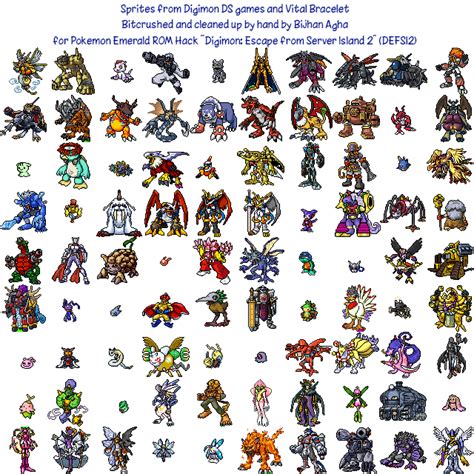 More Sprites For Digimon Escape From Server Island 2 Defsi2 My