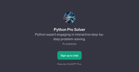 Python Pro Solver Ai Tool For Python