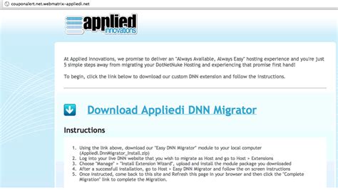 Using Easy Dnn Migrator Applied Innovations Public Knowledgebase