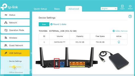 Share And Access Usb Storage In Tp Link Router Youtube