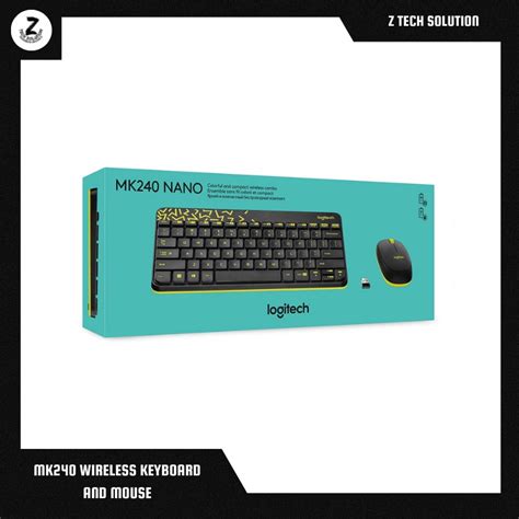Logitech Mk240 Nano Wireless Combo Keyboard Shopee Malaysia
