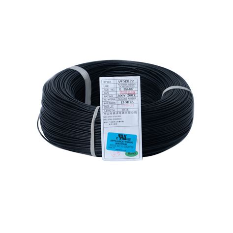 18 AWG 30X0 18mm Fiberglass Braided Flexible Braid High Temperature 200c Silicone Rubber Cable