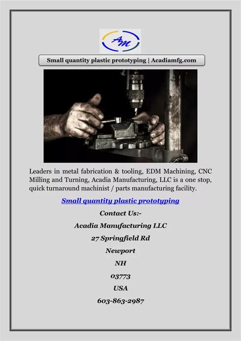 Ppt Small Quantity Plastic Prototyping Powerpoint