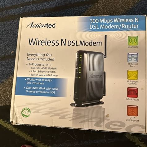 Networking Actiontec Gt784wnv 30 Mbps 4port Wireless N Router Poshmark