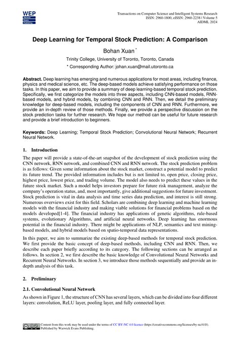 Pdf Deep Learning For Temporal Stock Prediction A Comparison