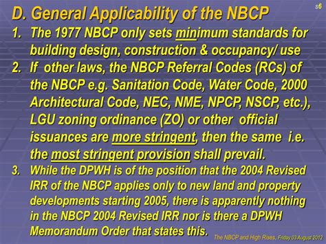 Ppt Architectureboard Ph The 1977 Nbcp Pd 1096 And Its 2004 Revised Irr And High Rises