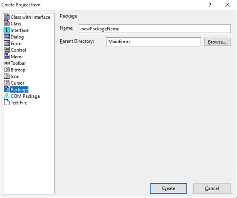 File Ide How NewPackage Png Wiki Visual Prolog