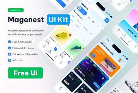 Ecommerce Ui Kit Mobile Design High Quality Ui Kit App Template Freee Figma