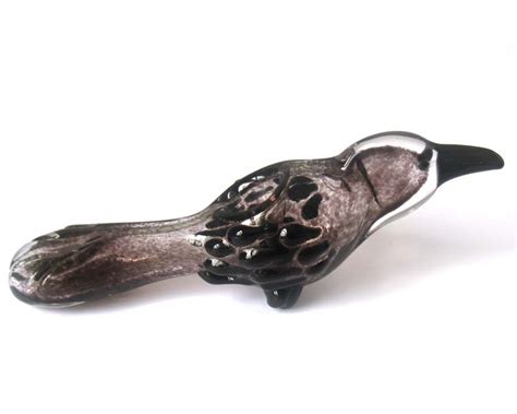 Glass Pipes Crow Collectable Tobacco Pipe By Themachineglass