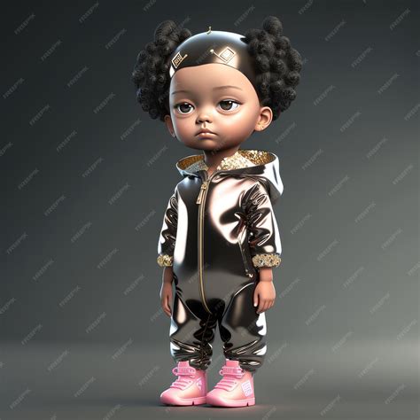 Premium Photo Futurist Female Doll With Differente Clothes On Colorful Background Doll Of The