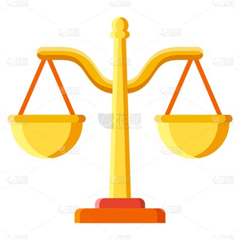 手绘 法院素材元素