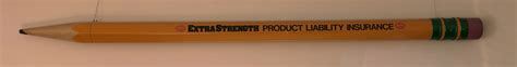 Lot Detail Giant Wood Pencil Advertising Extra Strength Product