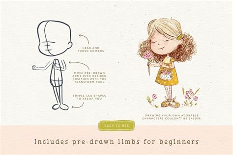Procreate People Drawing Toolkit Download Lisa Glanz Character Drawing Drawing People