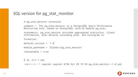 Osmc 2021 Pgstatmonitor A Cool Extension For Better Database