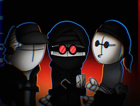 Madness Combat Hank And Partners By Crystal Blue On Newgrounds
