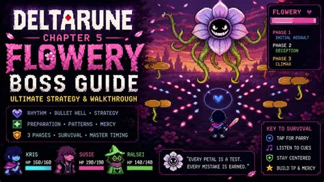 Deltarune Chapter 5 Flowery Boss Guide Ultimate Strategy And