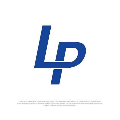 Premium Vector Lp Monogram Logo