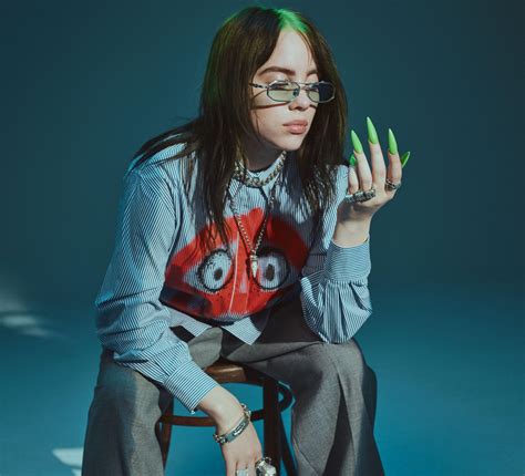 Billie Eilish Wallpaper Billie Eilish Green Wallpapers Wallpaper Sexiz Pix