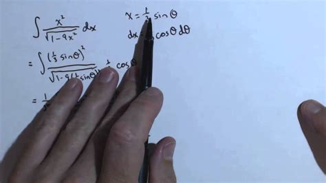 Antiderivative Involving Trig Substitution And Trig Identities 230fre16 Youtube