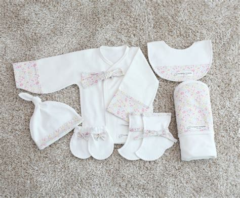 플라워 전통 배냇저고리 세트 아이디어스