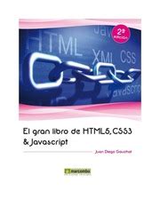 El Gran Libro De Html Css Y Javascript Free Download Borrow And Streaming Internet Archive