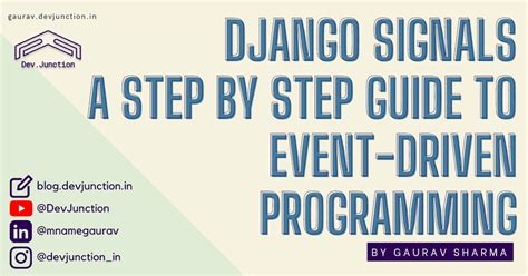 Launching My E Book On Django Signals Demystified A Step By Step Guide