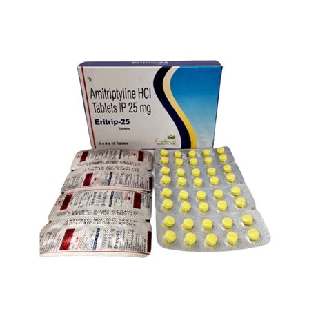 Amitriptyline Hci Tablets Ip 25 Eritrip 25