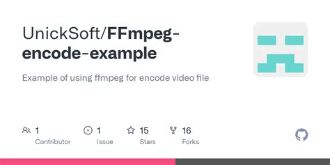 ffmpeg encode example ffmpegencoder videoencoder cpp at master · unicksoft ffmpeg encode example