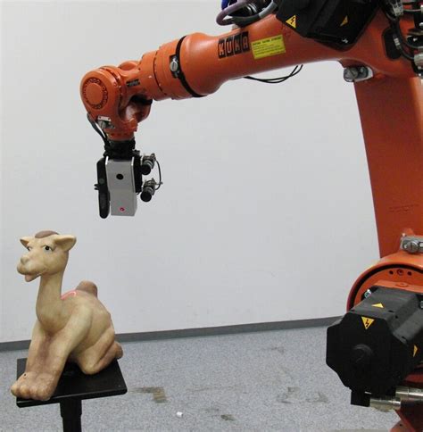 1 The Setup For The Industrial Robot A Laser Striper Is Mounted On Download Scientific