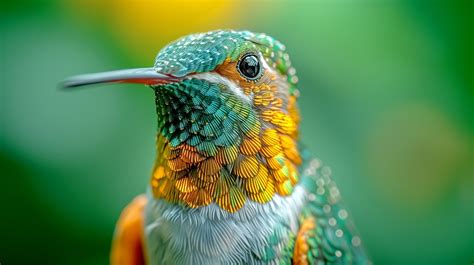 Free Photo Vividly Colored Hummingbird In Natural Environment
